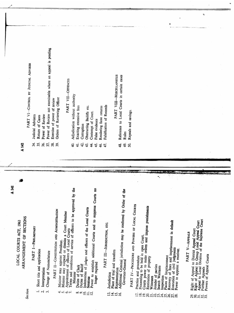 Local Procedure Rule 1963 | PDF