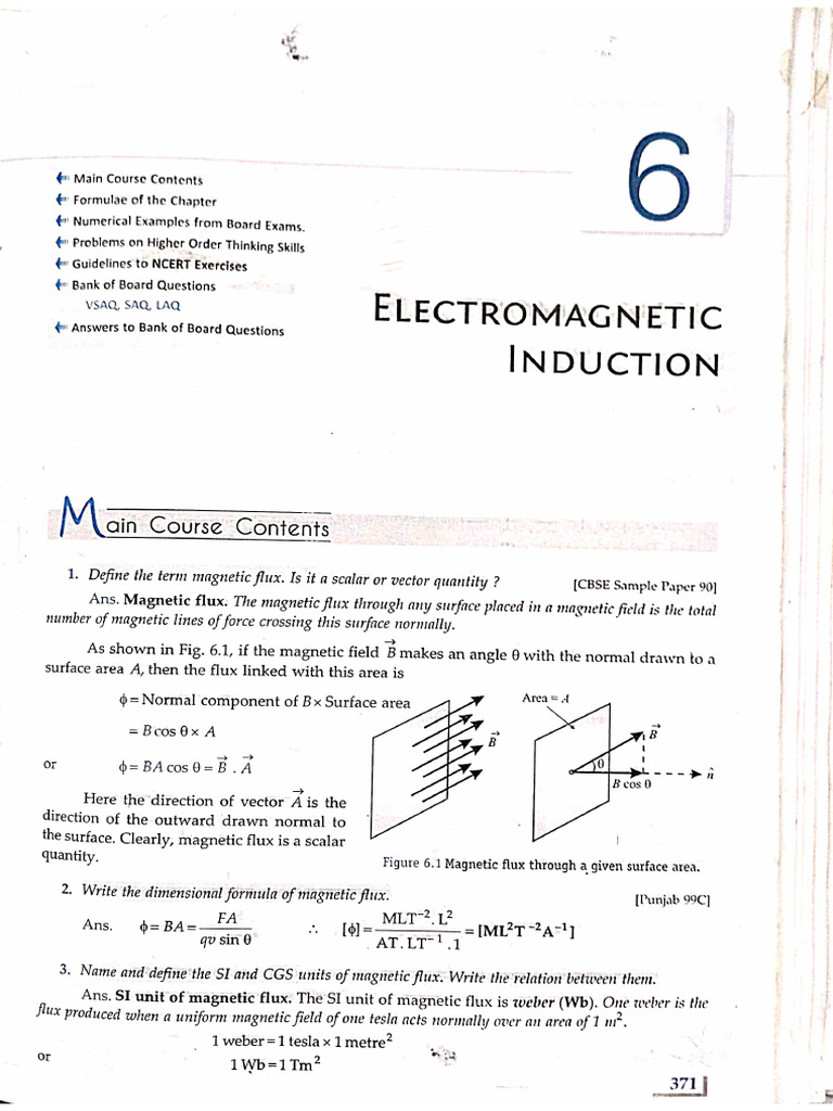 6 Electromagnetic Induction | PDF