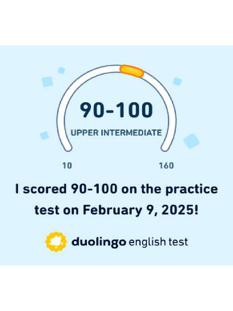 Duolingo Score-February 9, 2025 | PDF