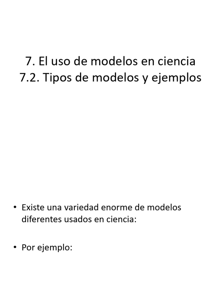 Tipos de Modelos | PDF