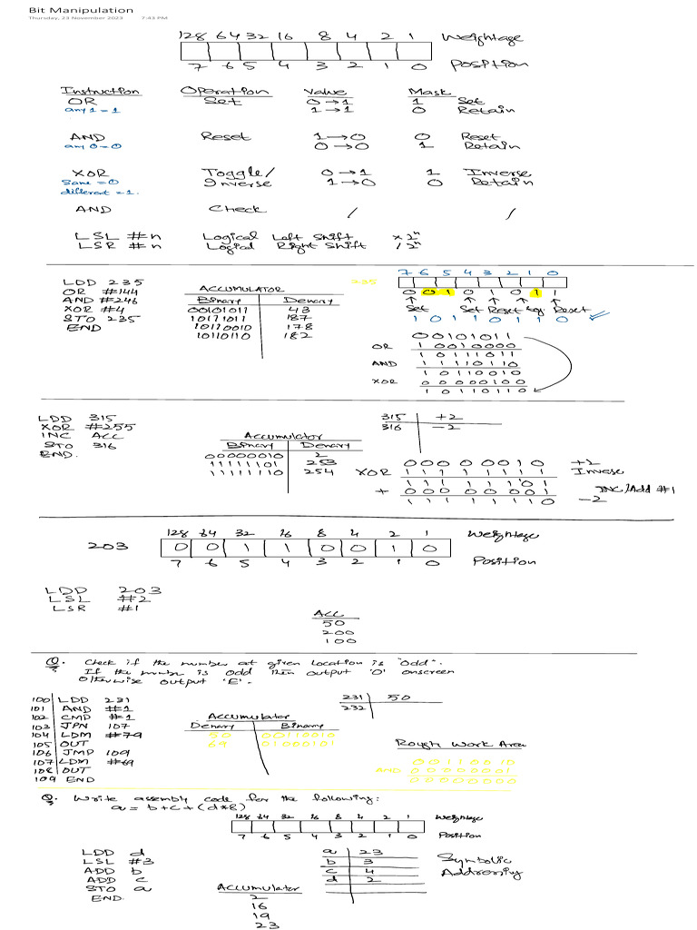 Understanding Bit Manipulation Techniques | PDF