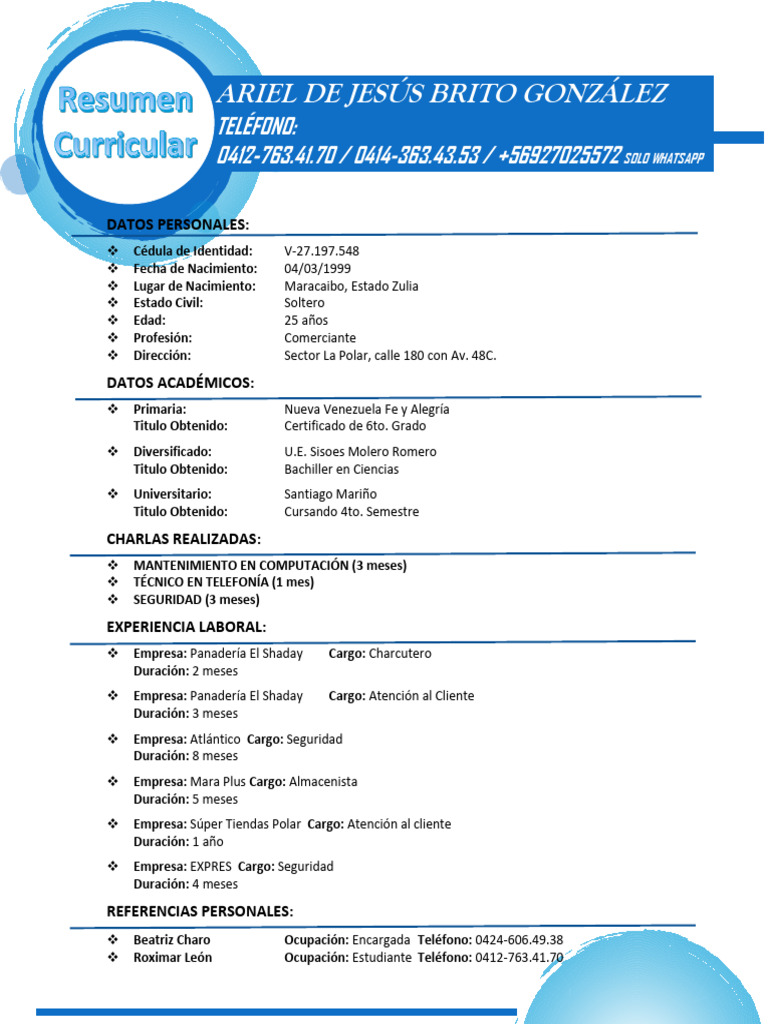 Ariel de Jesus Brito Gonzalez | PDF