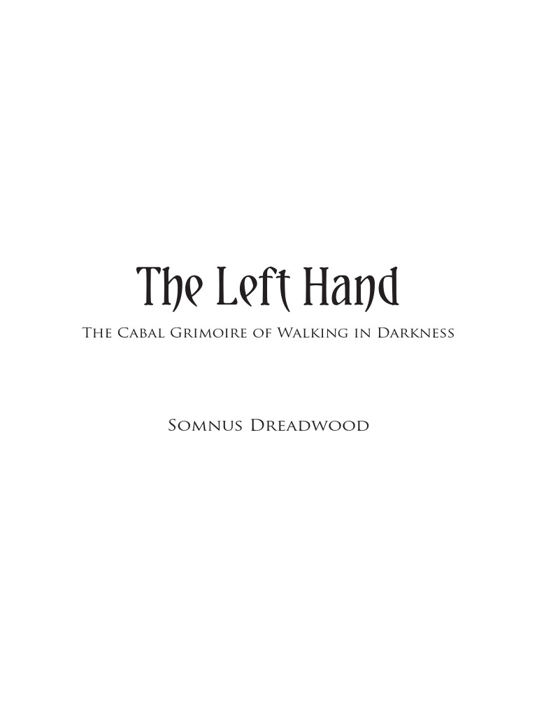 2._The_Left_Hand | PDF | Satan | Demons