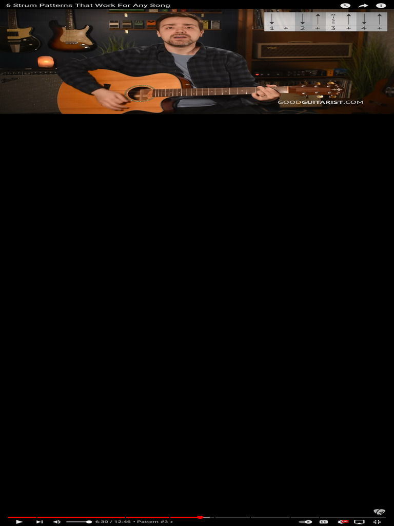 6 Strum Patterns That Work For Any Song - YouTube | PDF | Guitar Family ...