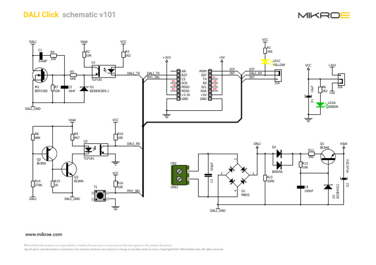DALI Click v101 Schematic | PDF