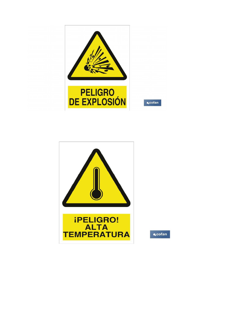 PELIGRO EXPLOSION - ALTA TEMPERATURA | PDF