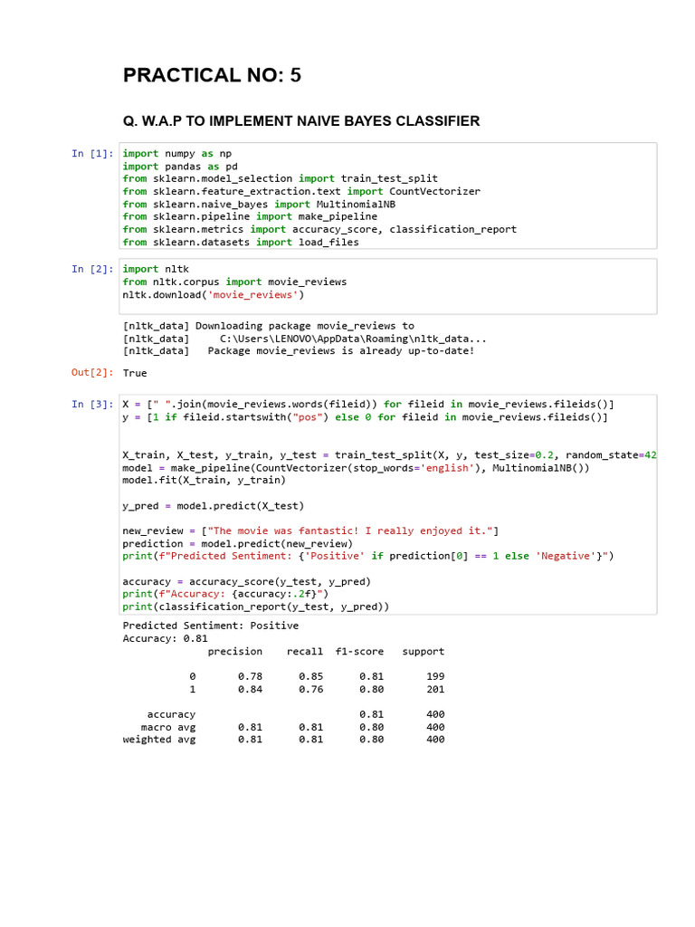 Prac - 5 (Aam) | PDF