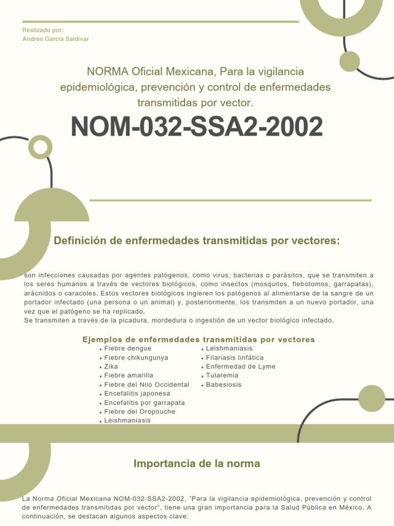 Nom-Ssa2-2002 A | PDF | Epidemiología | Patógeno