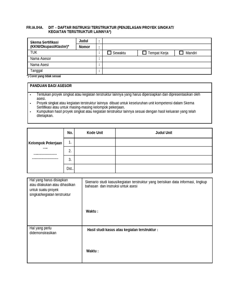 .IA.04A. Penjelasan Singkat Proyek | PDF