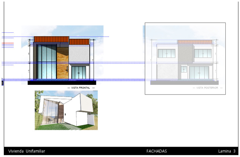 Análisis de Fachadas de Vivienda Unifamiliar | PDF