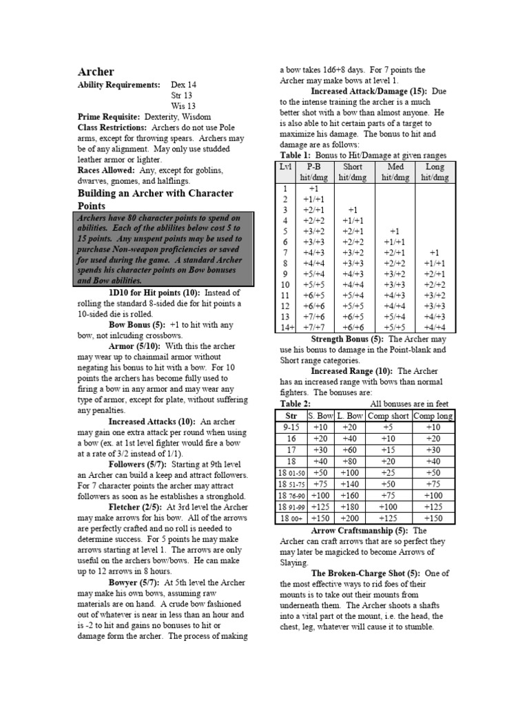 archer | PDF | Arrow | Archery