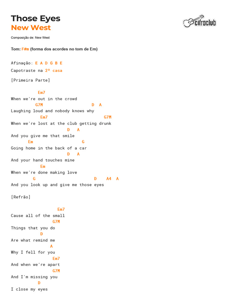 Acoustic Love Song Chords | PDF