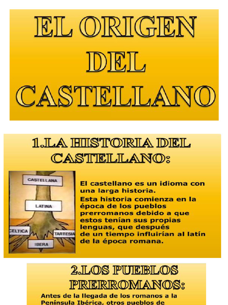 Origen Del Castellano | PDF