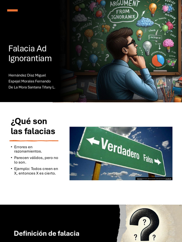 Falacia Ad Ignorantiam: Definición y Ejemplos | PDF | Falacia | Argumento