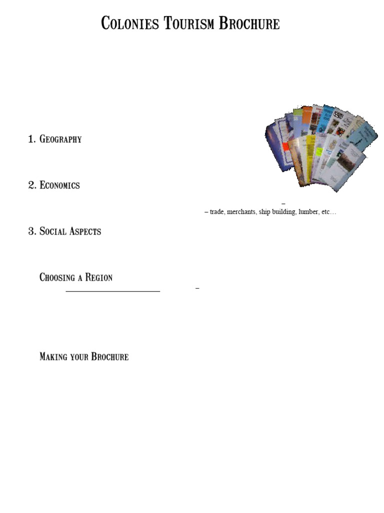 04+-+colonies Pamphlet Tourism Brochure | PDF