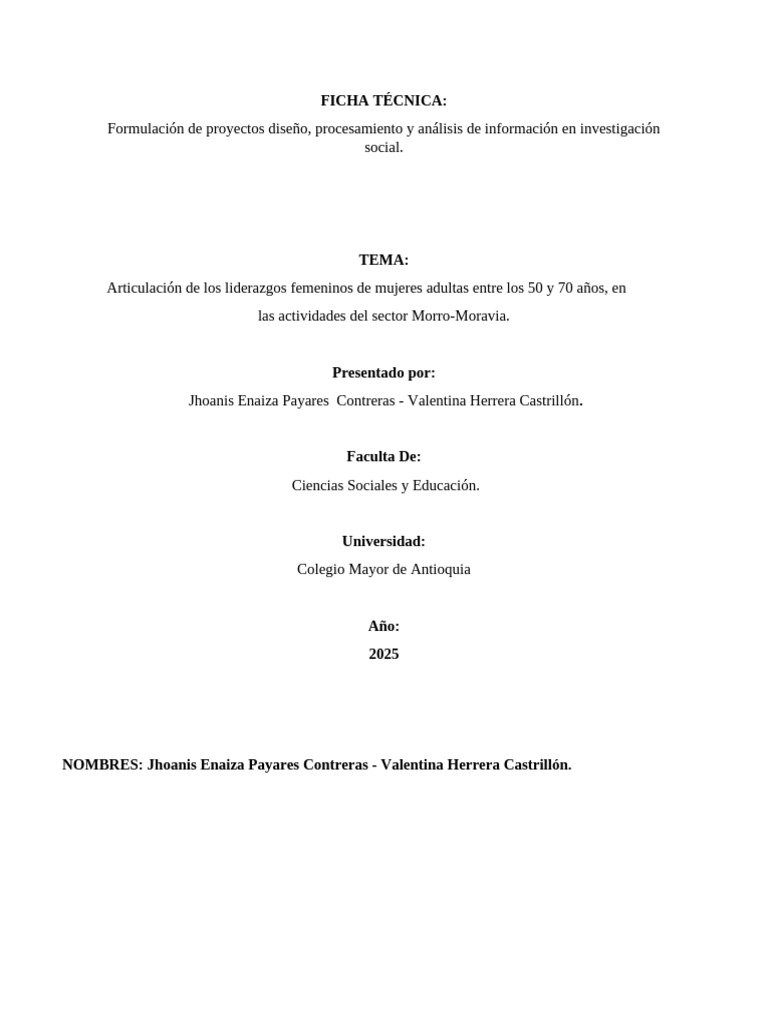 Proyec | PDF | Liderazgo | Aprendizaje