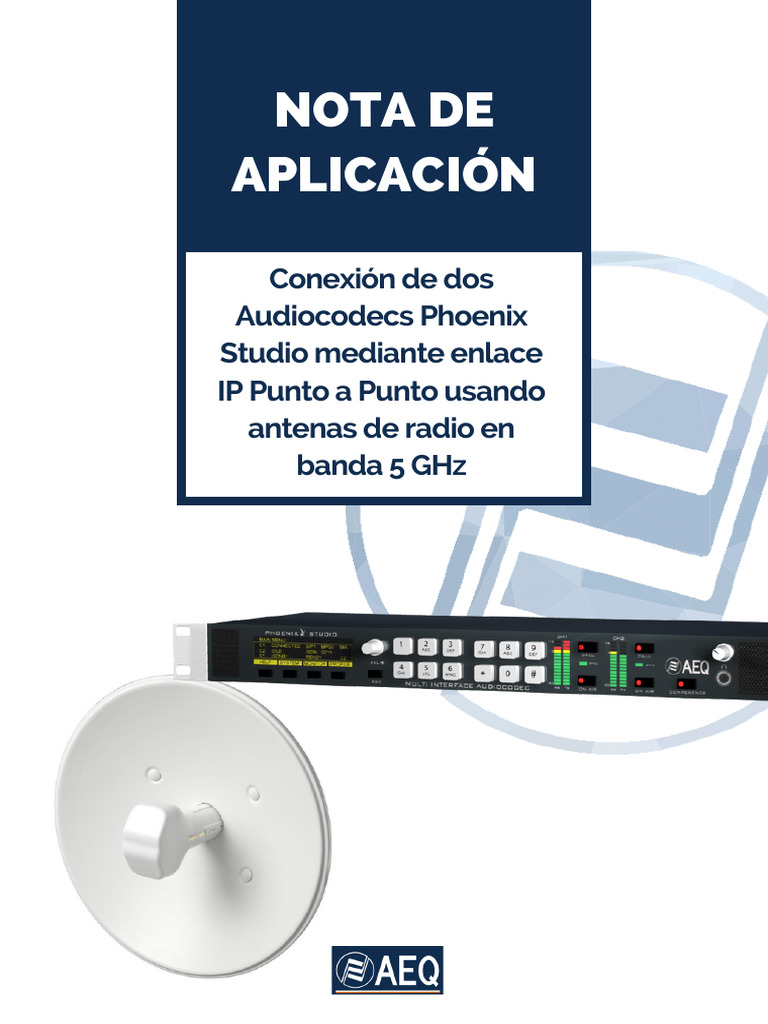 Phoenix NA4 Radioenlace IP | PDF | Dirección IP | Antena (Radio)
