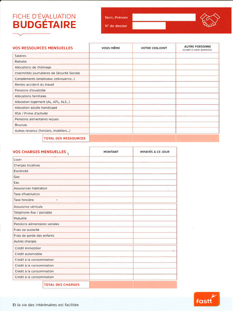 2 - Dossier de Demande D'aide Financière - Fiche Évaluation 05-2022 | PDF