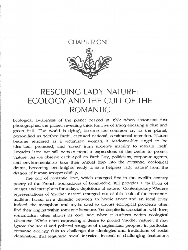 Rescuing Lady Nature by Chaia Heller | PDF