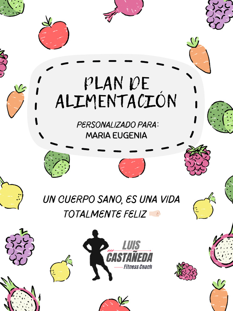Plan Nutricional Personalizado | PDF | Alimentos | Cocina