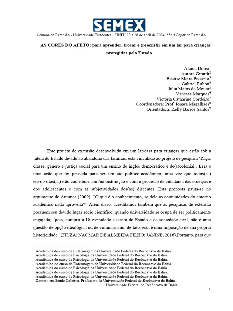 AS+CORES+DO+AFETO +para+aprender,+trocar+e+ (Re) Existir+em+um+lar+para ...