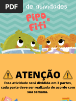 D Pipo e Fifi Livro de Atividades 1 Colorir e Montar | PDF
