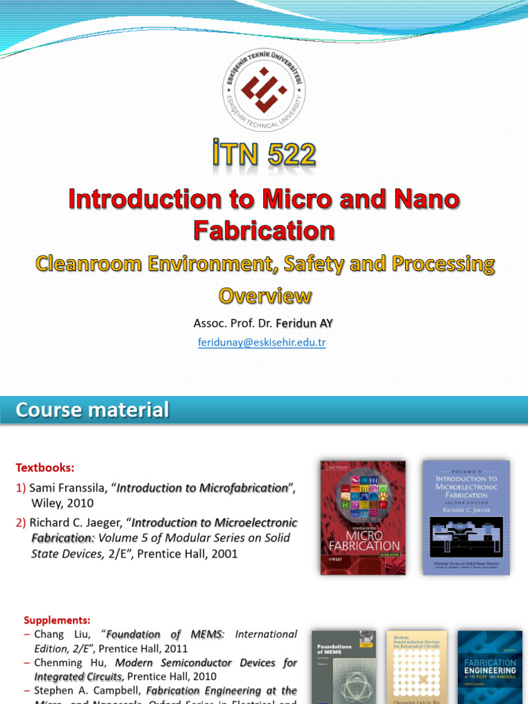 Week 2 | PDF | Photolithography | Semiconductor Device Fabrication