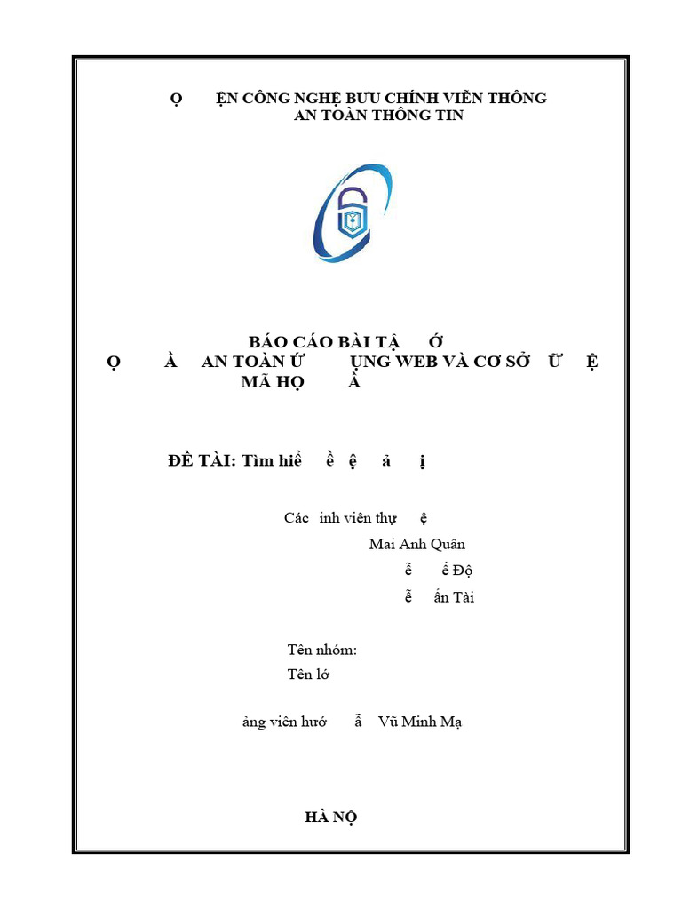 ATTT Mẫu báo cáo ATWvUD | PDF
