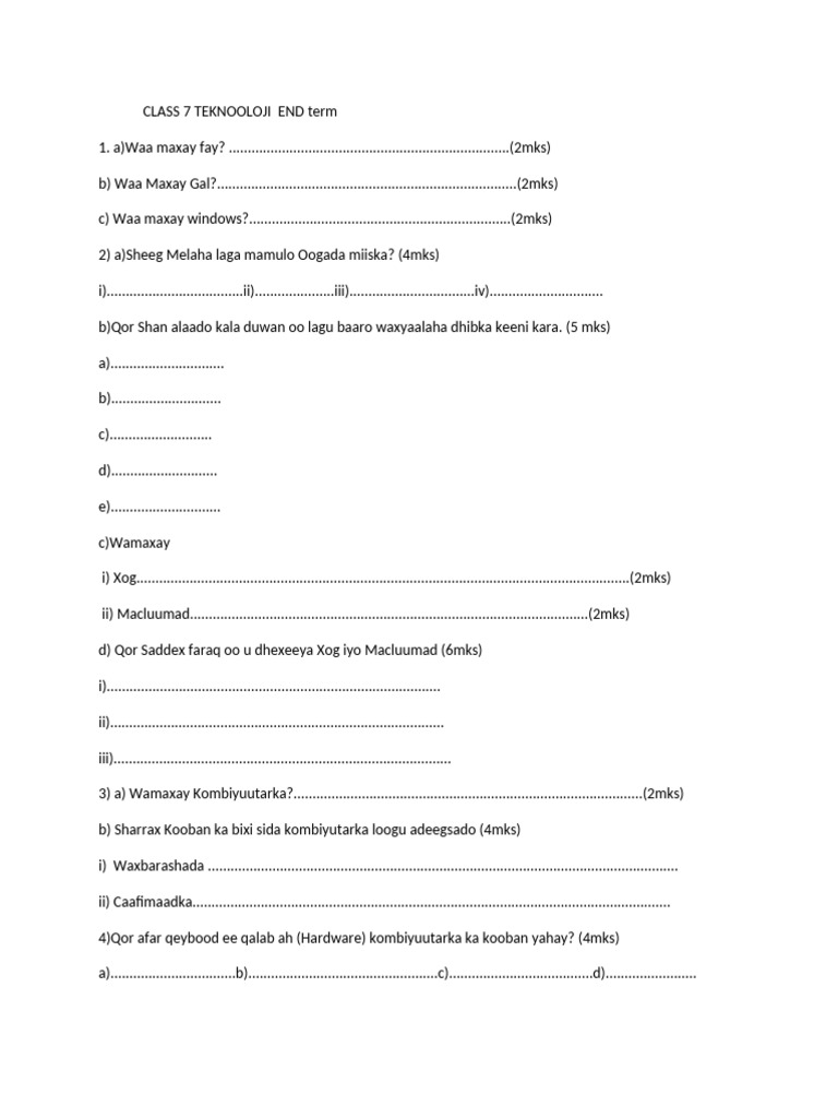 Class 7 TEKNOOL-WPS Office | PDF