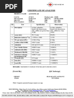 Coa 0200a Sample | PDF