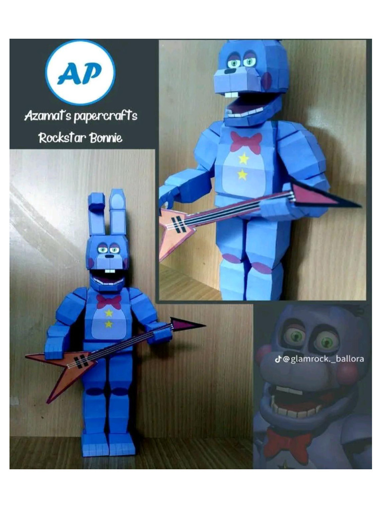 Rockstar Bonnie Papercraft by Azamats Papercraft | PDF