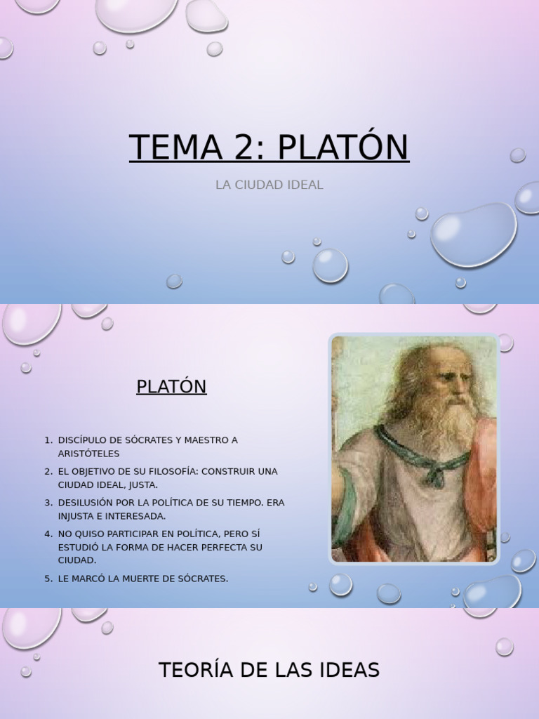 Tema 2 | PDF | Platón | Alma
