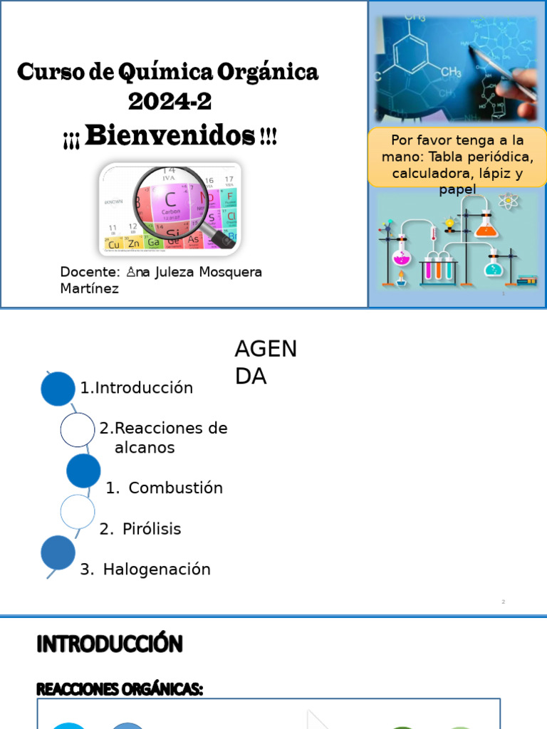 Reacciones Orgánicas de Alcanos: Combustión y Más | PDF | Enlace ...