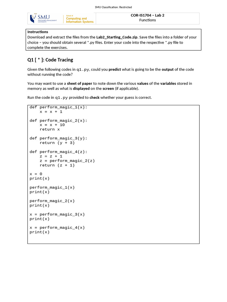 Lab 2 - Functions (v1.3) | PDF | Discounting | String (Computer Science)