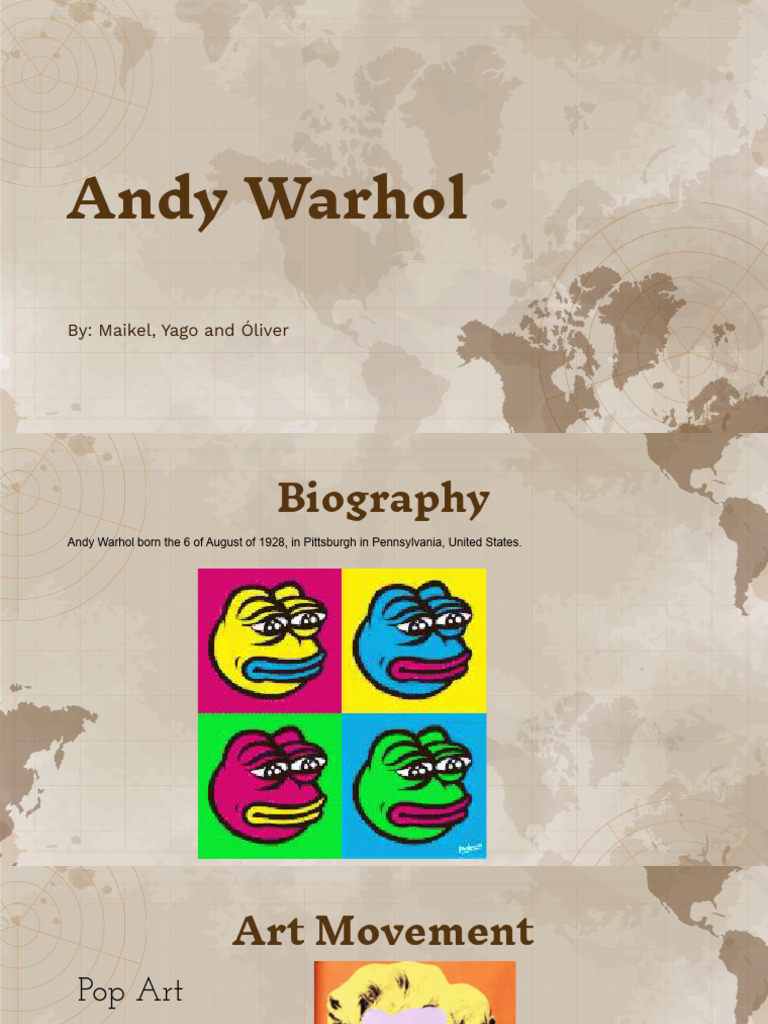 Andy Warhol: Pop Art Pioneer Biography | PDF