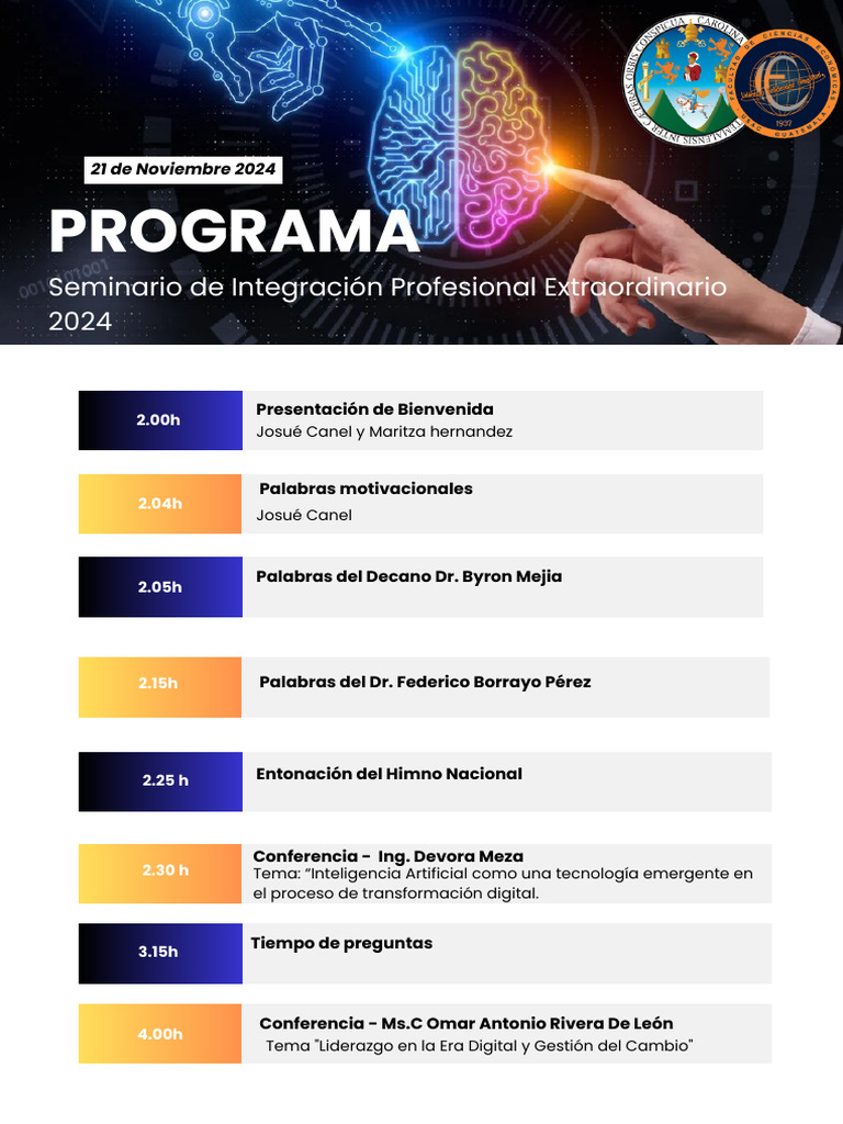 Programa Seminario de Integración Profesional Extraordinario | PDF