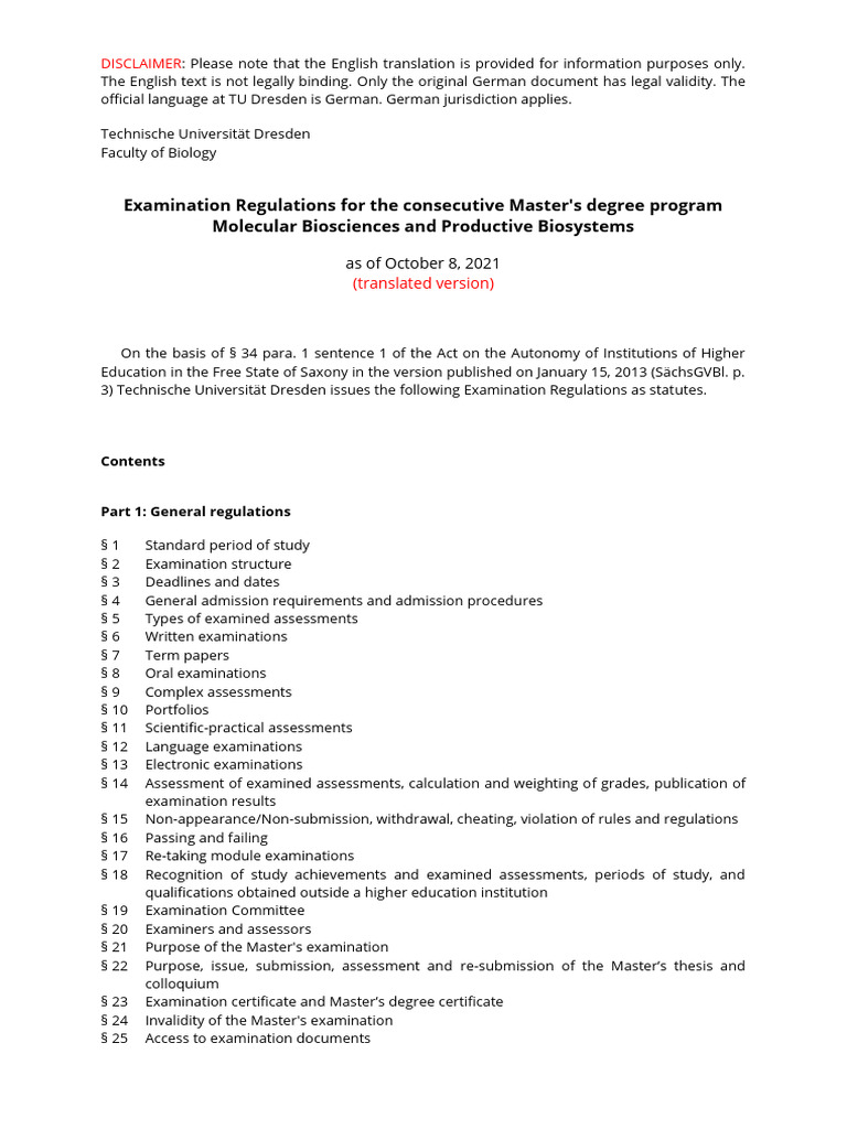 Mbiopro Master Ab Po JG 2022 Eng | PDF | Thesis | Master's Degree