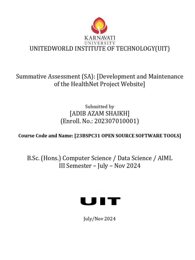 Adib Azam Shaikh | PDF | Databases | Relational Database