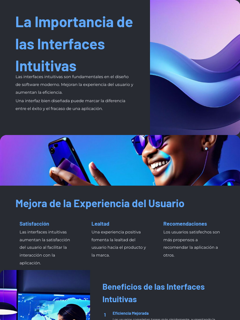 Importancia de Interfaces Intuitivas | PDF | Interfaz de usuario ...