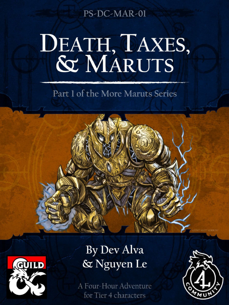 1569006-PS-DC-MAR-01 Death Taxes Maruts v1 0 | PDF | Wizards Of The ...