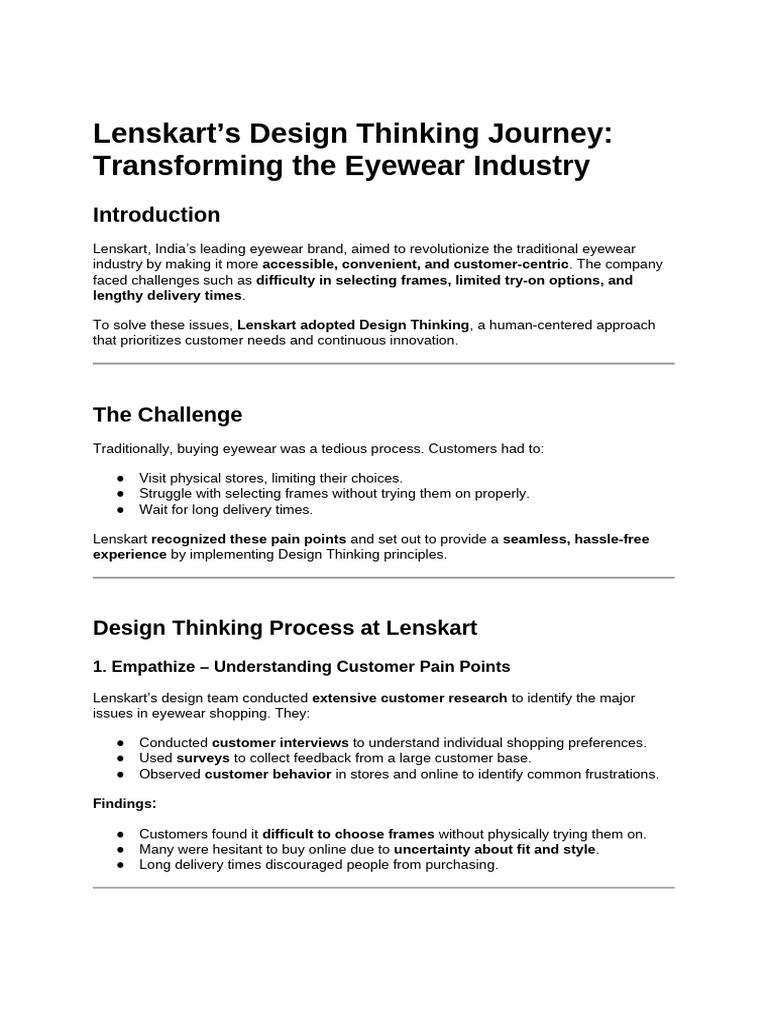 Design Thinking Activity 4 | PDF | Design Thinking | Artificial Intelligence
