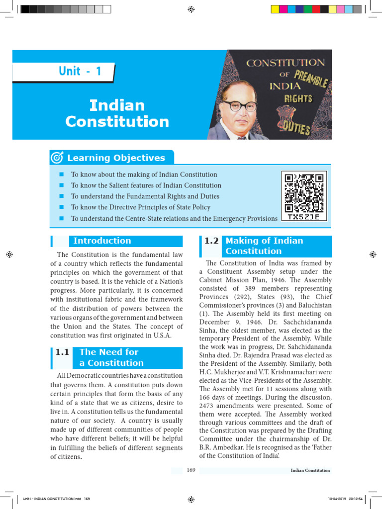 Overview of the Indian Constitution | PDF | Constitutional Amendment ...