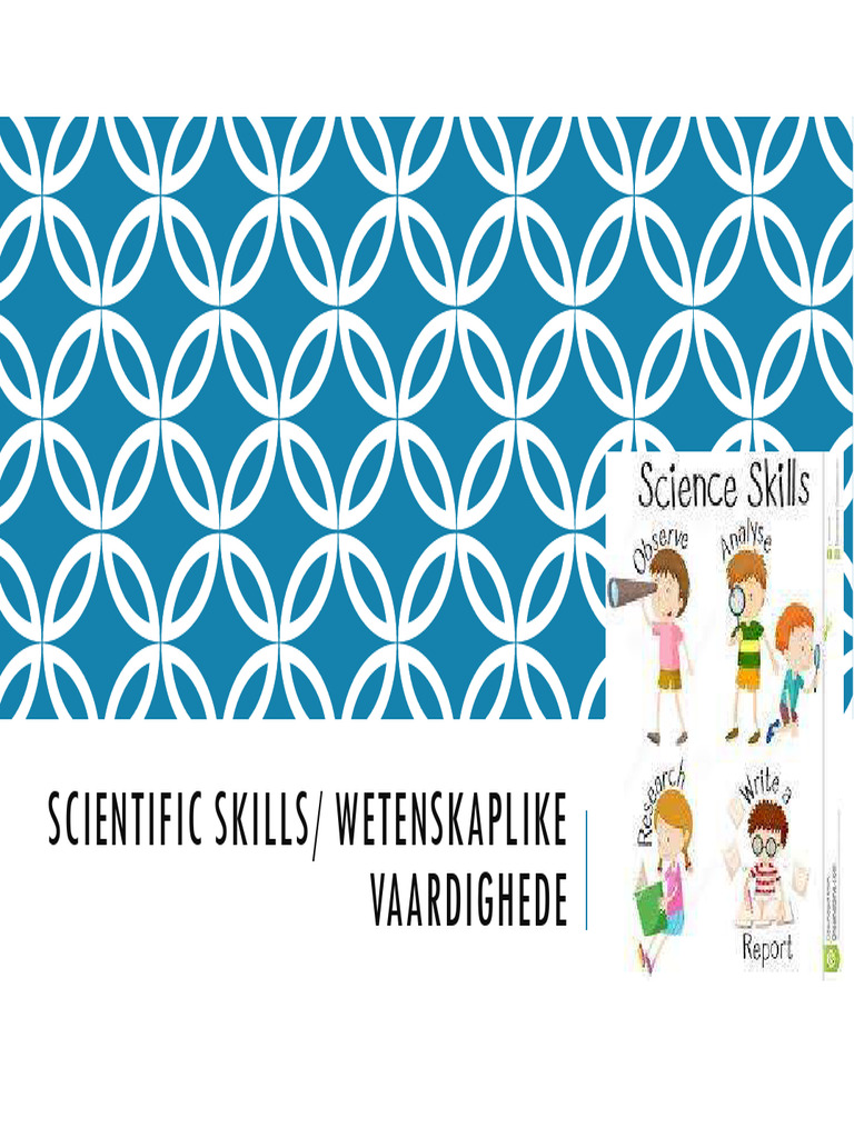 Scientific Skills | PDF