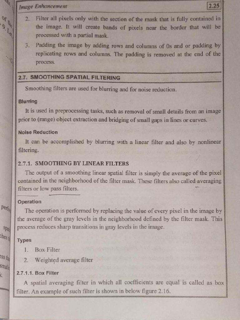 Smoothing Sharpening | PDF