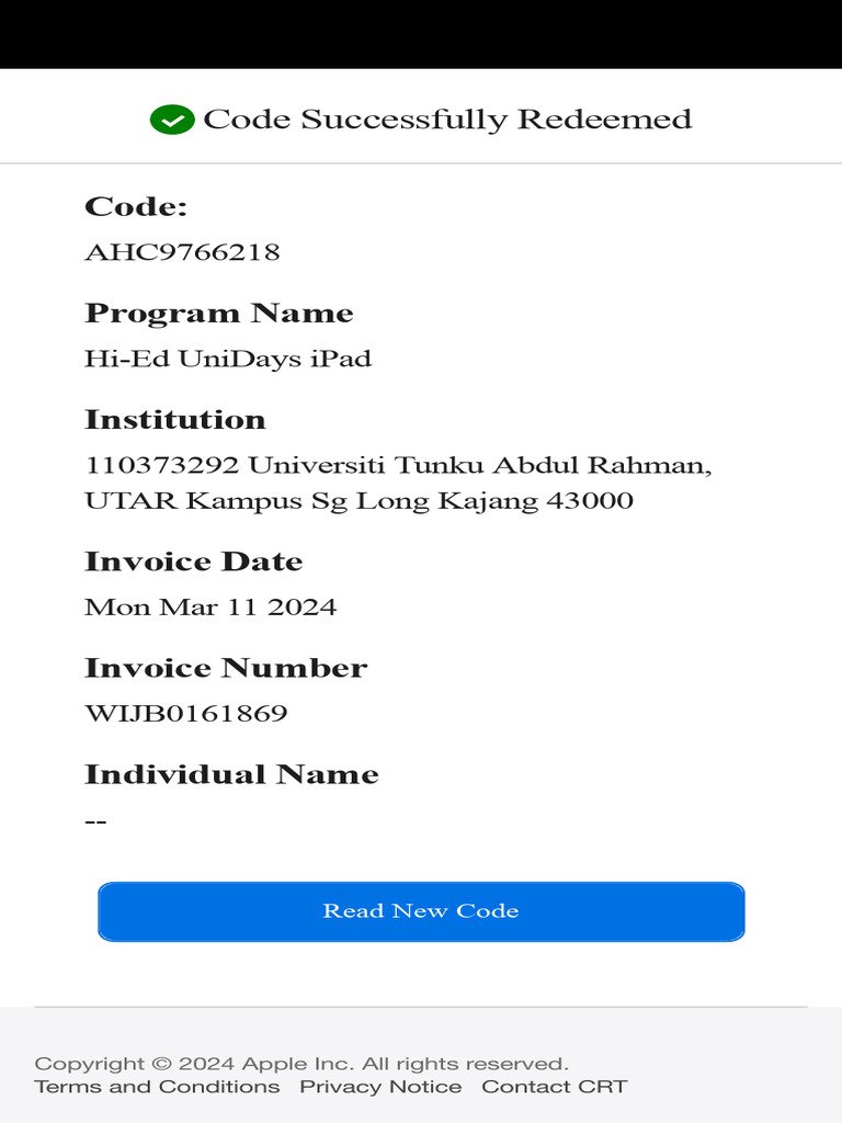 CRT Eligibility Code 2 | PDF