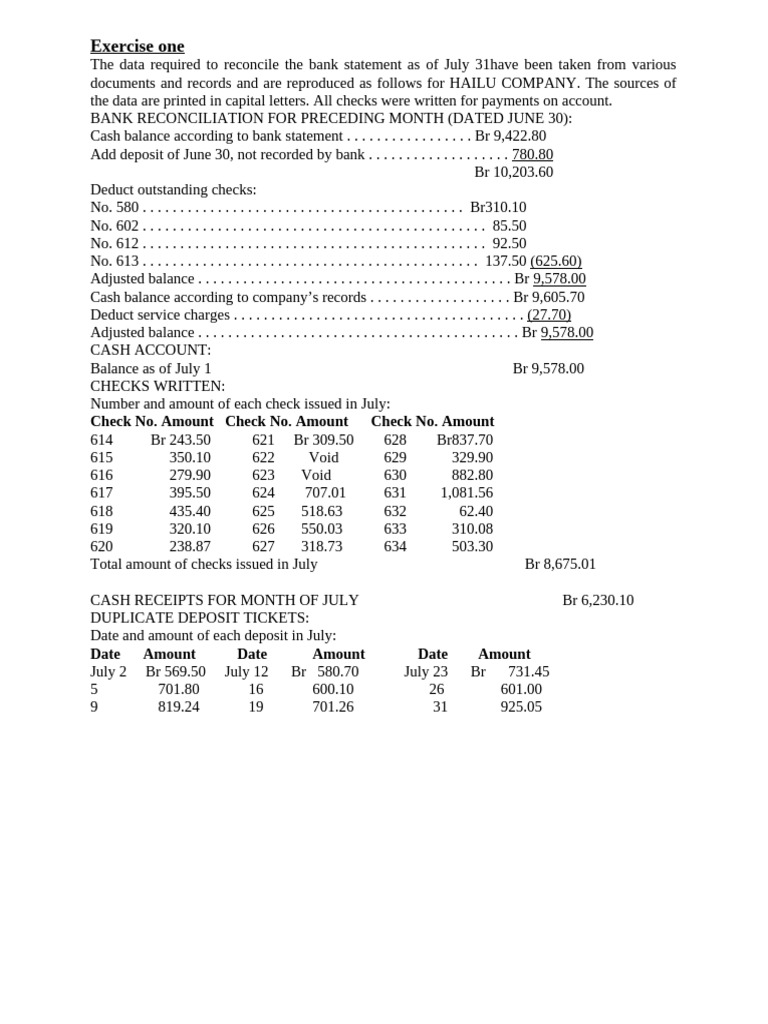 Worksheet Two (5) | PDF | Banks | Debits And Credits