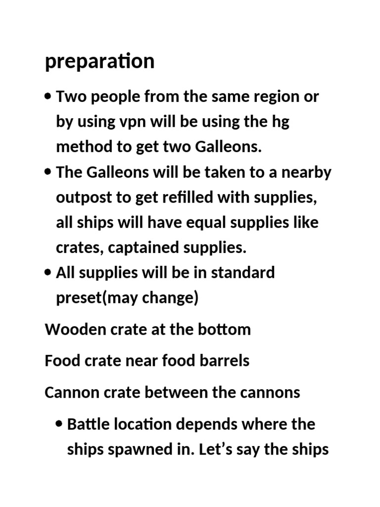 Preparation | PDF