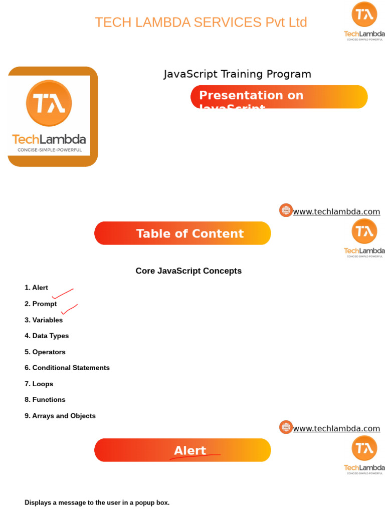 Untitled presentation | PDF | Java Script | Anonymous Function