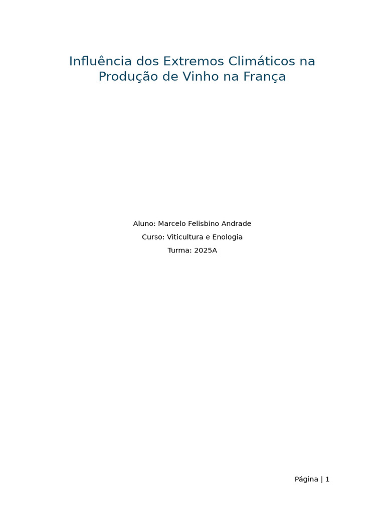 AP1 - Atividade Prática de Aprendizagem 01 | PDF | Chuva | Agricultura