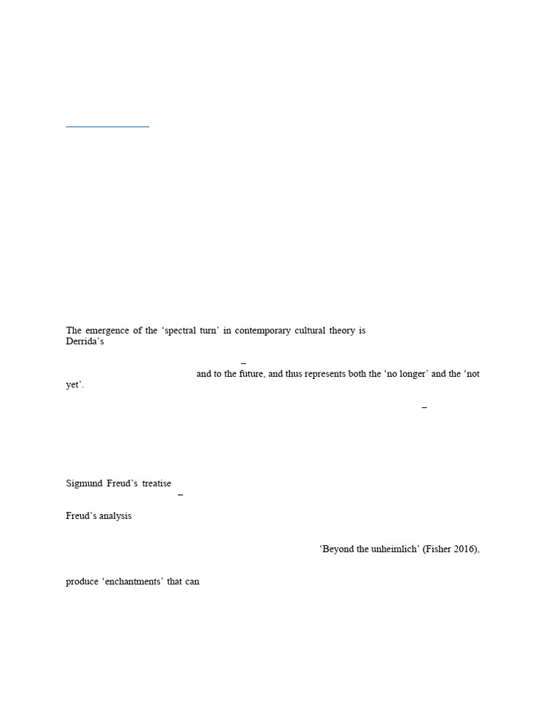 Paphitis Haunted Landscapes | PDF